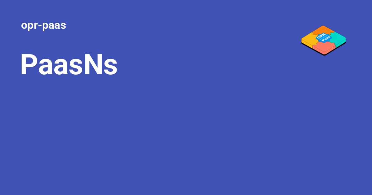 PaasNs - opr-paas